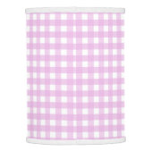 Pale pink gingham lamp shade | Zazzle