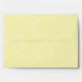 Pale Yellow and White A7 Gothic Baroque Envelopes | Zazzle