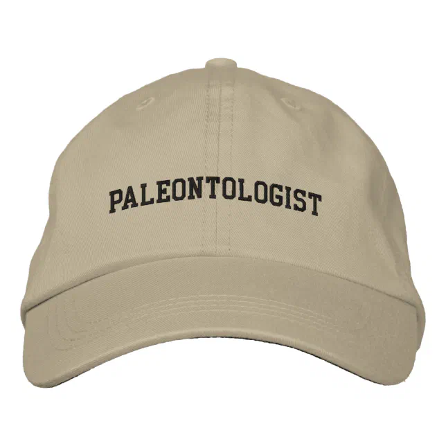 Paleontologist Embroidered Hat | Zazzle