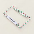 Palestine and Palestinian Flag Tiled with Your Nam License Plate Frame ...