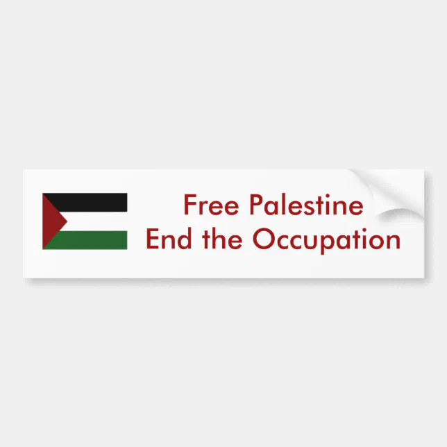 Palestine Bumper Sticker | Zazzle