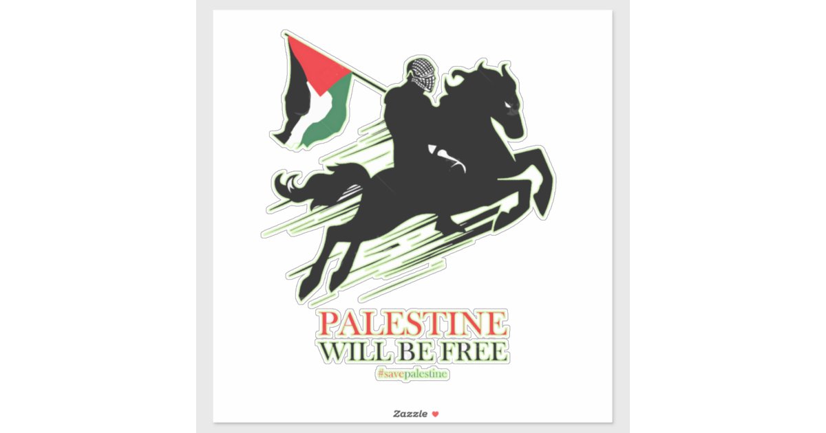 Palestine Car Sticker, Palestinian Flag Decal, G Sticker | Zazzle