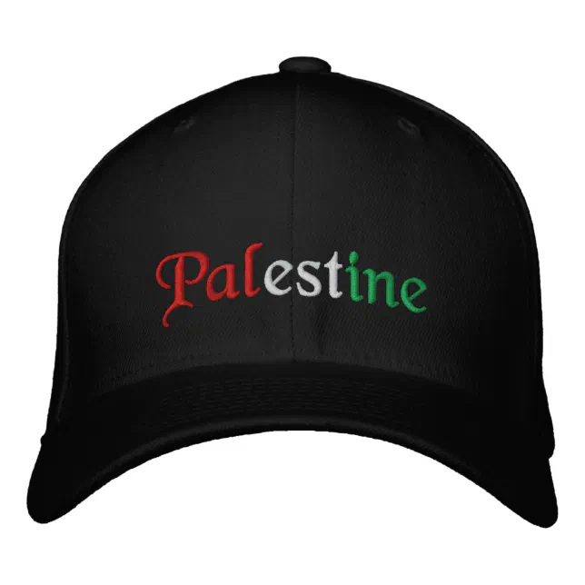Palestine Embroidered Baseball Hat | Zazzle