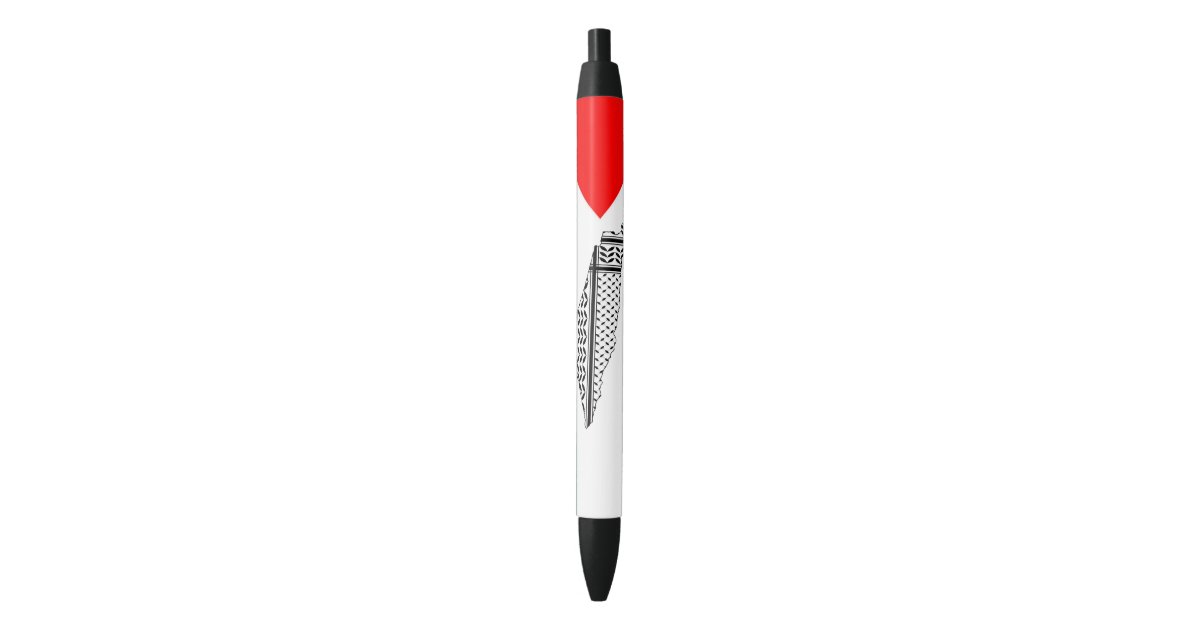 Palestine Flag and Map with Keffiyeg Pattern Pen | Zazzle