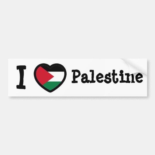 Palestine Flag Bumper Sticker | Zazzle.com