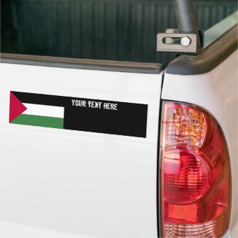 Palestine Flag Bumper Sticker | Zazzle