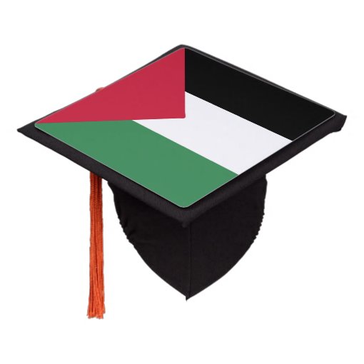 Palestine Flag Emblem Graduation Cap Topper | Zazzle