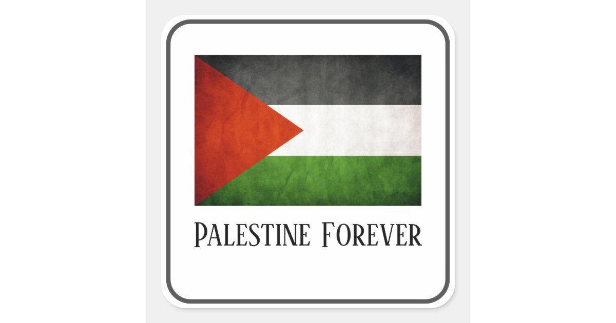 Palestine Forever Flag Sticker | Zazzle