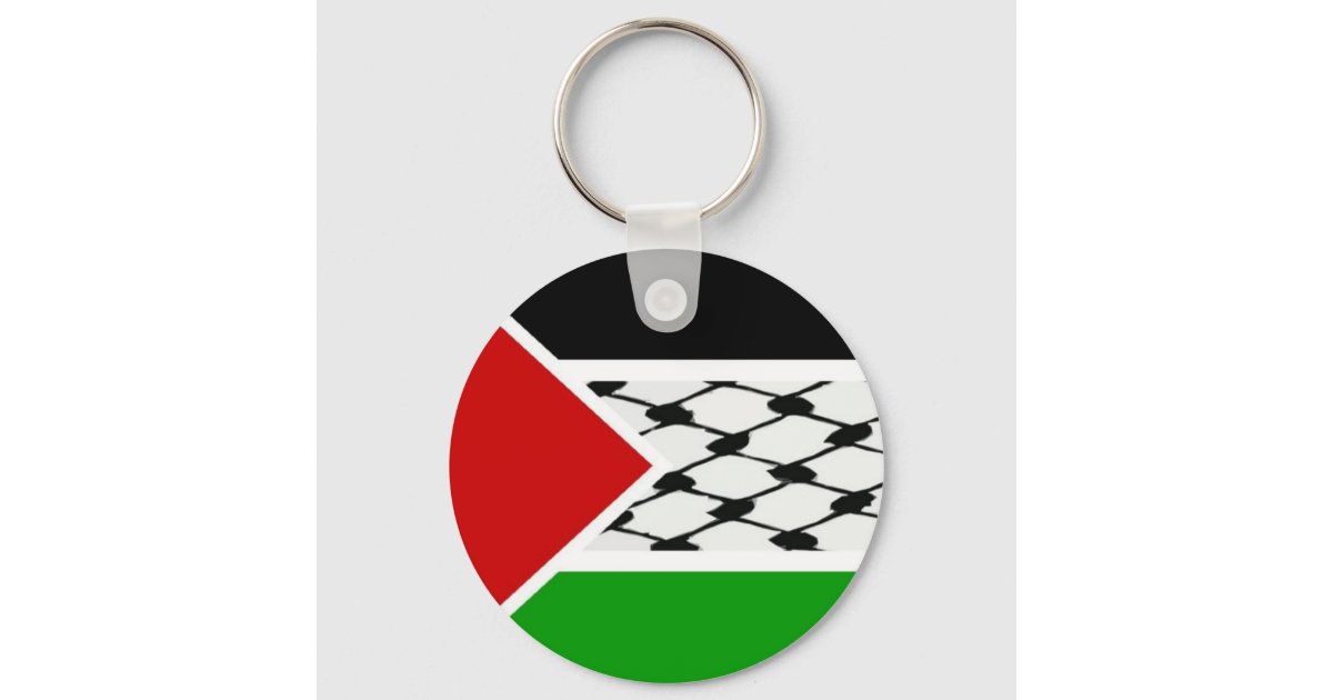 Palestine Keffiyeh Flag Keychain | Zazzle