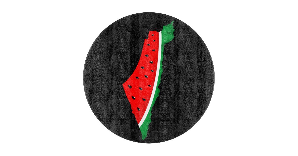 Palestine Map Watermelon Symbol of freedom Cutting Board | Zazzle