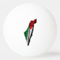 Palestine Map whith Flag and Keffiyeg Pattern Ping Pong Ball | Zazzle