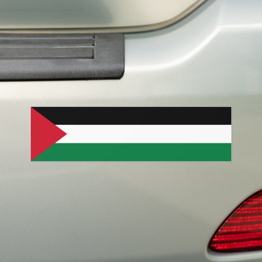 Palestine/Palestinian Flag Bumper Sticker | Zazzle