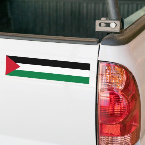 Palestine/Palestinian Flag Bumper Sticker | Zazzle