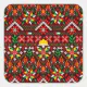 Palestine Tatreez Traditional Embrodery Square Sticker | Zazzle