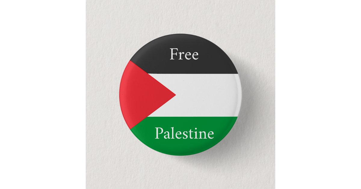 Palestinian flag Free Palestine customized Button | Zazzle