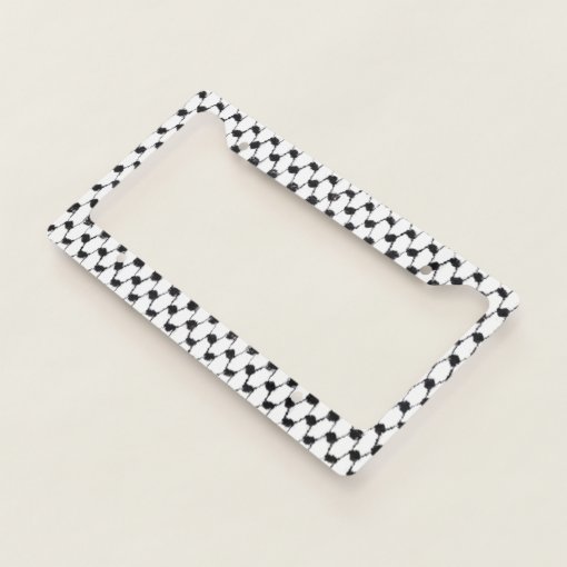 Palestinian Hatta Customizable License Plate Frame | Zazzle