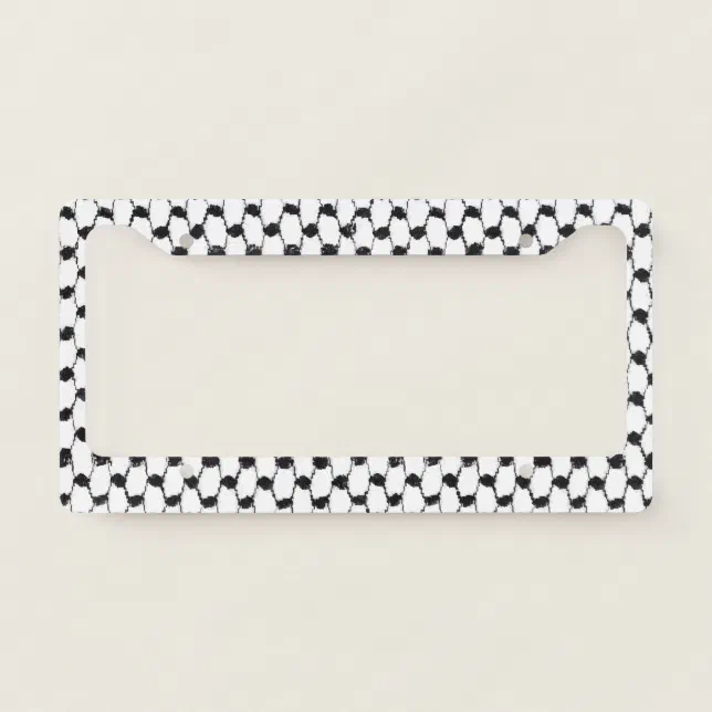 Palestinian Hatta Customizable License Plate Frame | Zazzle