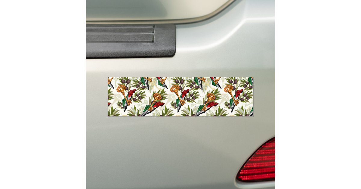 Palestinian Key Symbol of the Right of Return Bumper Sticker | Zazzle