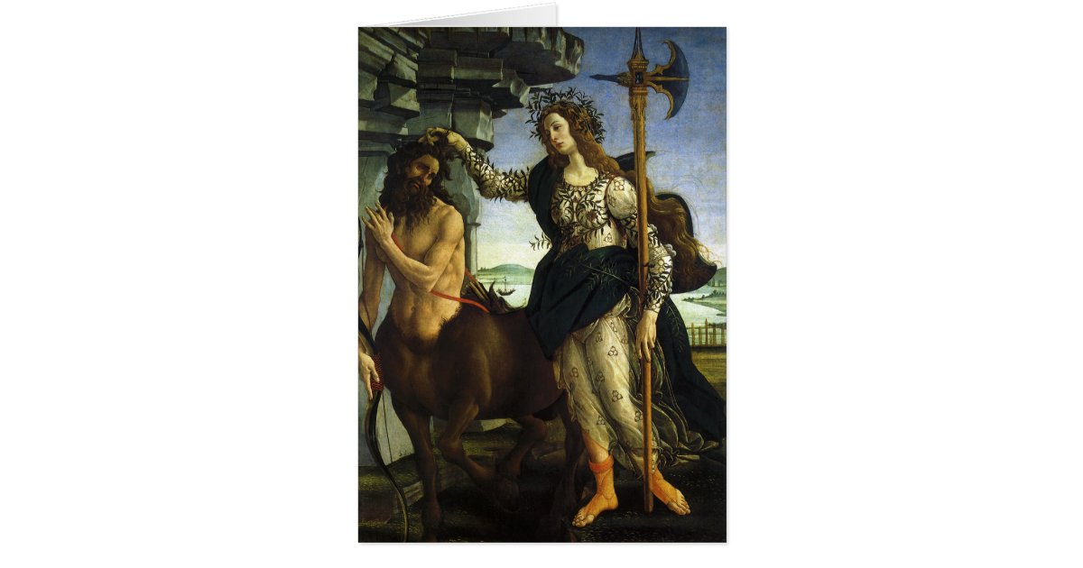 Pallas (Minerva) and Centaur by Sandro Botticelli | Zazzle