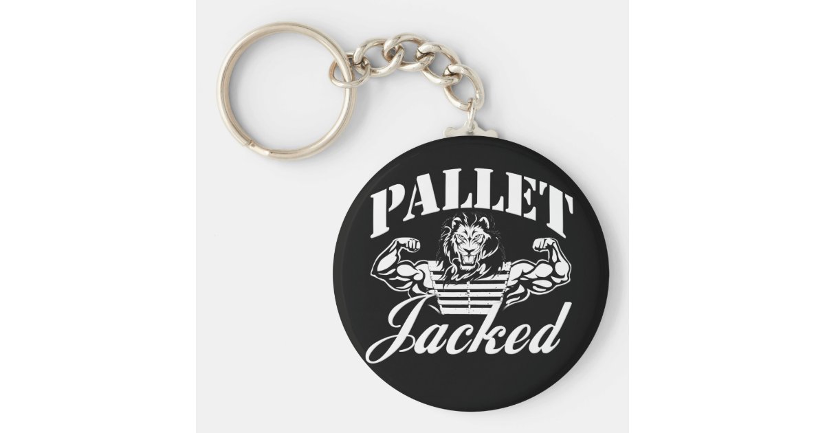 Pallet Jacked Keychain | Zazzle.com