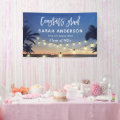 Palm Beach String Lights Congrats Graduation Party Banner | Zazzle