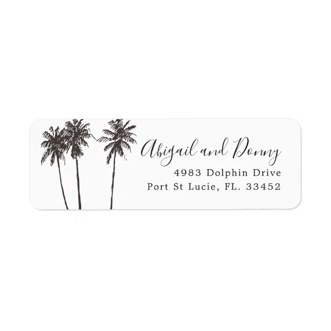 Palm Breeze | Label | Zazzle