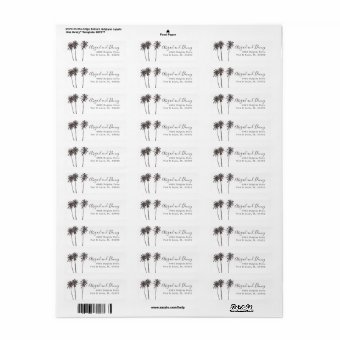 Palm Breeze | Label | Zazzle