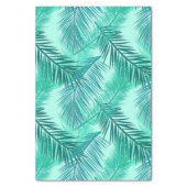Palm Leaf Print, Turquoise, Teal and Light Aqua Tissue Paper | Zazzle