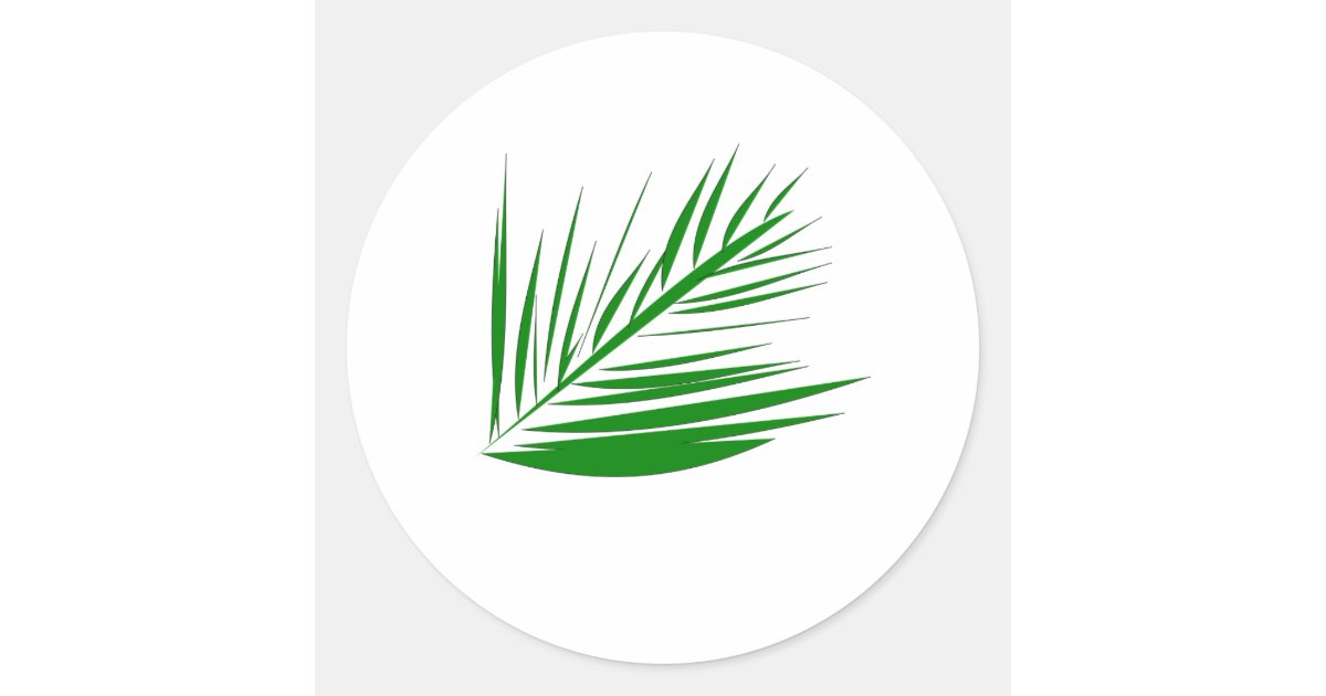 Palm Leaf Stickers | Zazzle