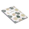 Palm Leaves Personalized Notebook | Zazzle