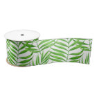 Tropical Palm Tree Satin Ribbon | Zazzle.com