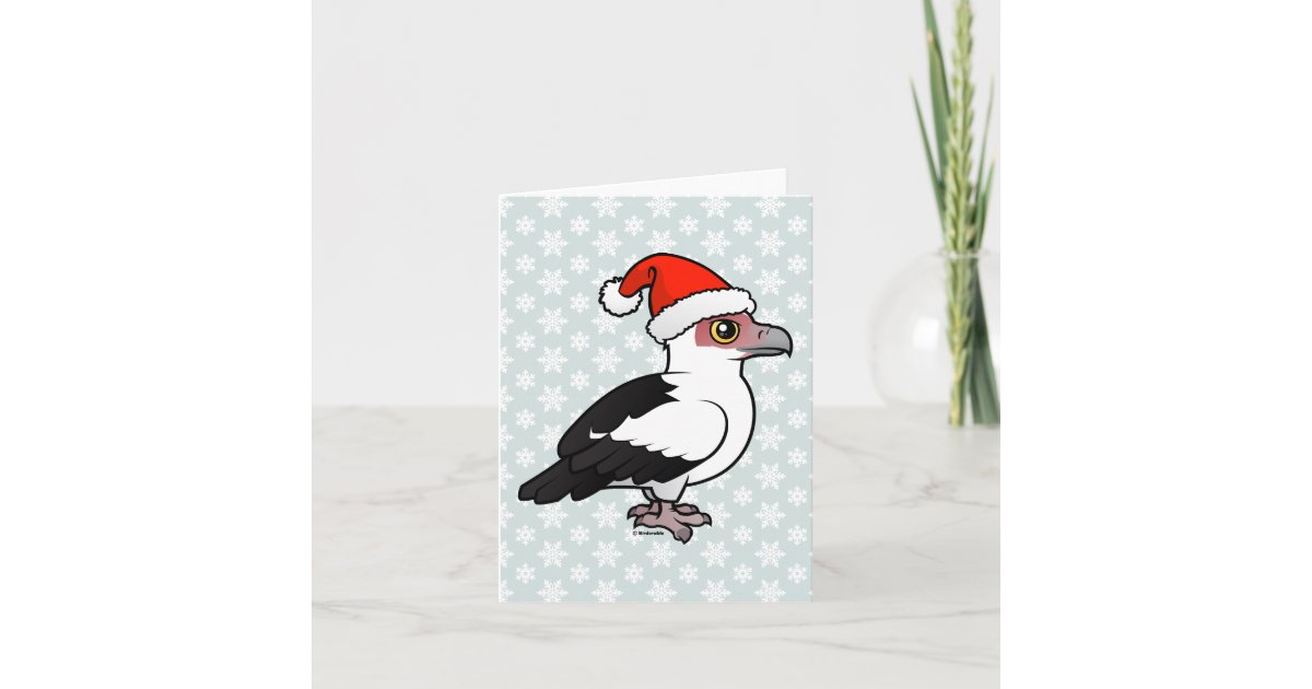 Palm-nut Vulture Santa Holiday Card | Zazzle
