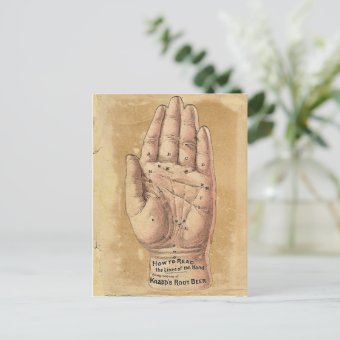 Palm Reading Postcard | Zazzle