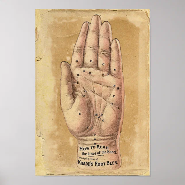 Palm Reading Poster | Zazzle