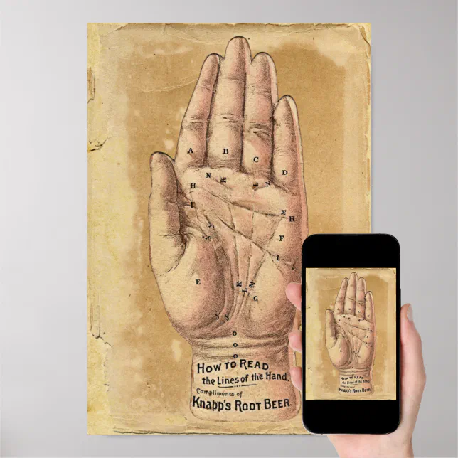Palm Reading Poster | Zazzle