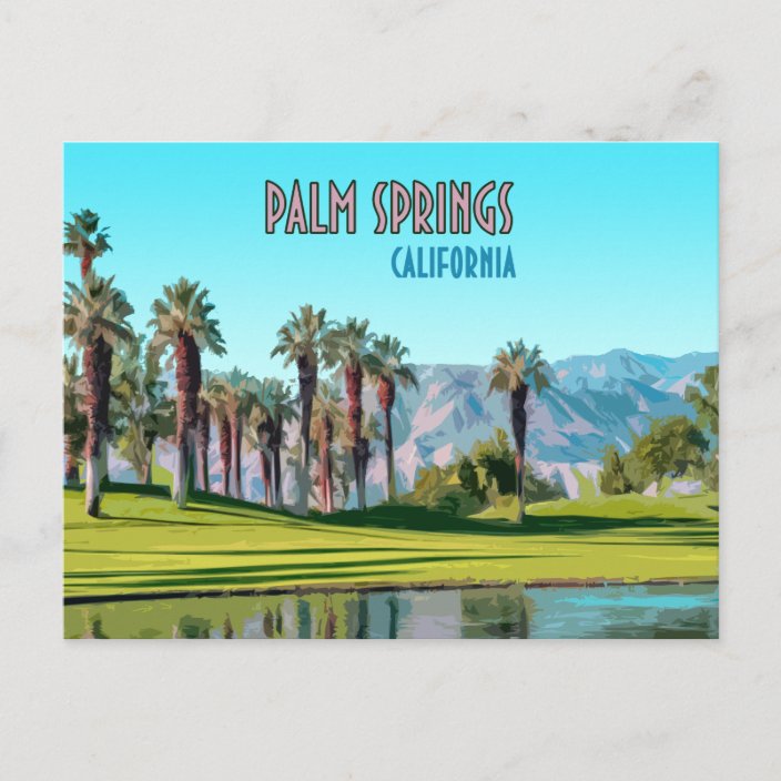 Palm Springs California Vintage Postcard | Zazzle.com