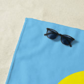 Palm Tree Cartoon Beach Towel | Zazzle