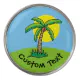 Palm Tree Cartoon Golf Ball Marker | Zazzle