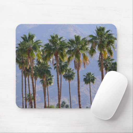Palm Tree Desert California Palm Springs Mousepad | Zazzle