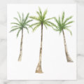 Palm Tree Envelope Liner for Tropical Wedding | Zazzle