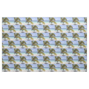 Palm Tree Pattern fabric | Zazzle