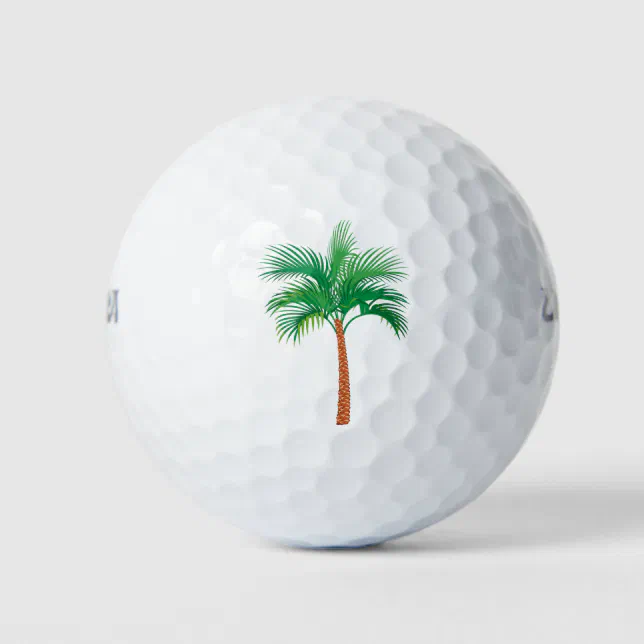 Palm Tree Golf Ball | Zazzle