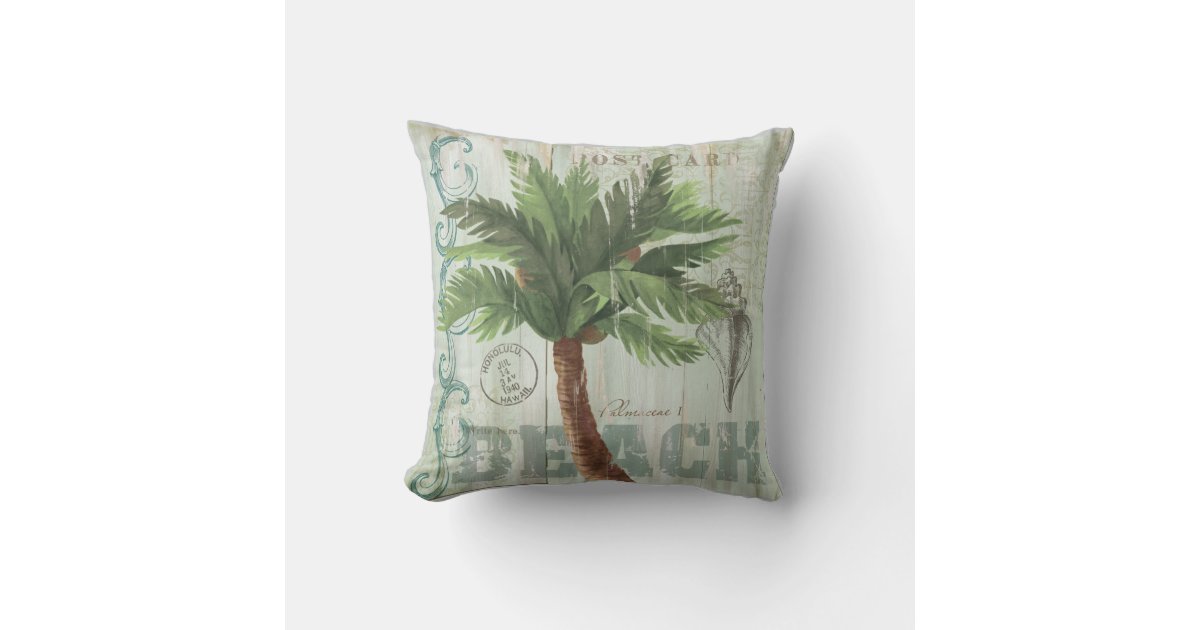 Palm Tree II Pillow | Zazzle