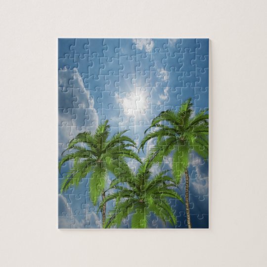 Palm Tree Jigsaw Puzzle | Zazzle.com