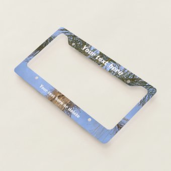 Palm Tree License Plate Frame | Zazzle