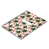 Palm Tree Print Custom Notebook | Zazzle