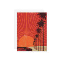 Palm Tree Row Postcard | Zazzle