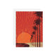 Palm Tree Row Postcard | Zazzle