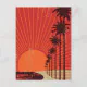 Palm Tree Row Postcard | Zazzle