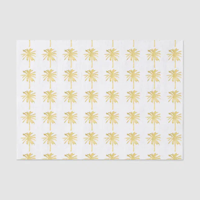 Palm Tree Silhouette Wedding Tissue Paper | Zazzle